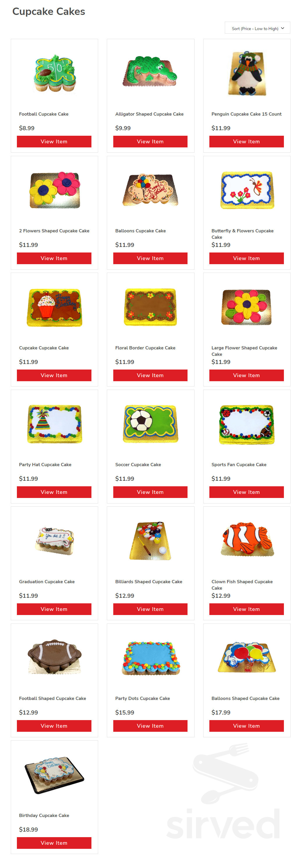 Safeway menus in Wickenburg, Arizona, United States