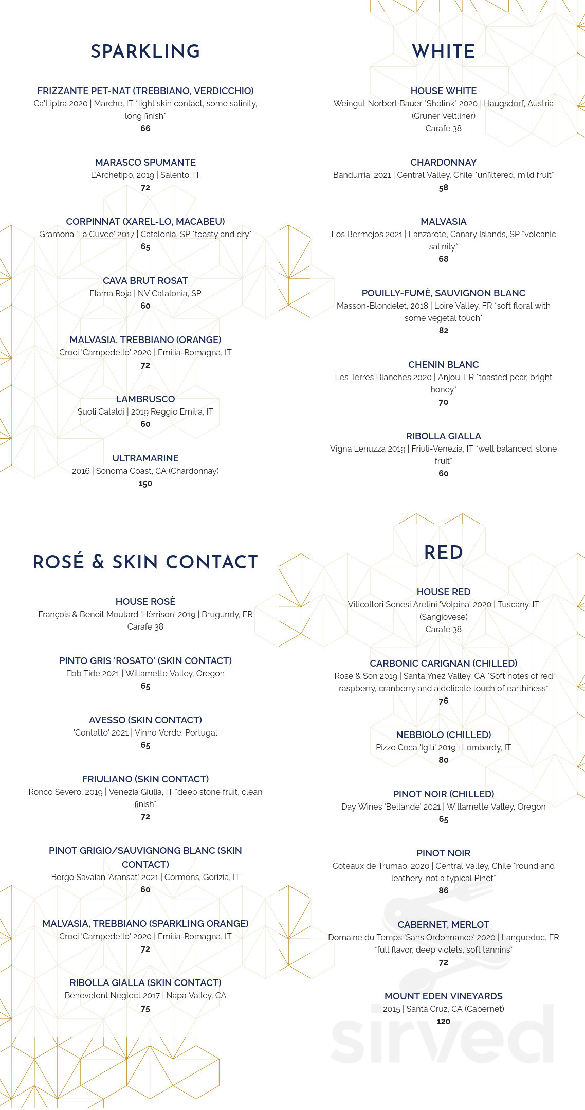 21 Greenpoint menu in Brooklyn, New York, USA