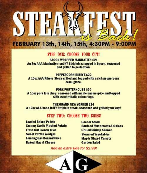 Ash Grove Inn menu in Barry's Bay, Ontario, Canada