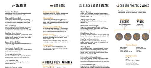 Menu for Double Dogs in Bowling Green, KY | Sirved