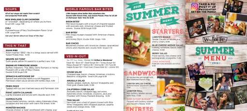 Menu for Wood-n-Tap - Vernon in Vernon, CT | Sirved