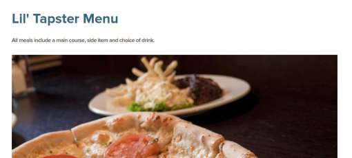 Menu for Wood-n-Tap - Vernon in Vernon, CT | Sirved