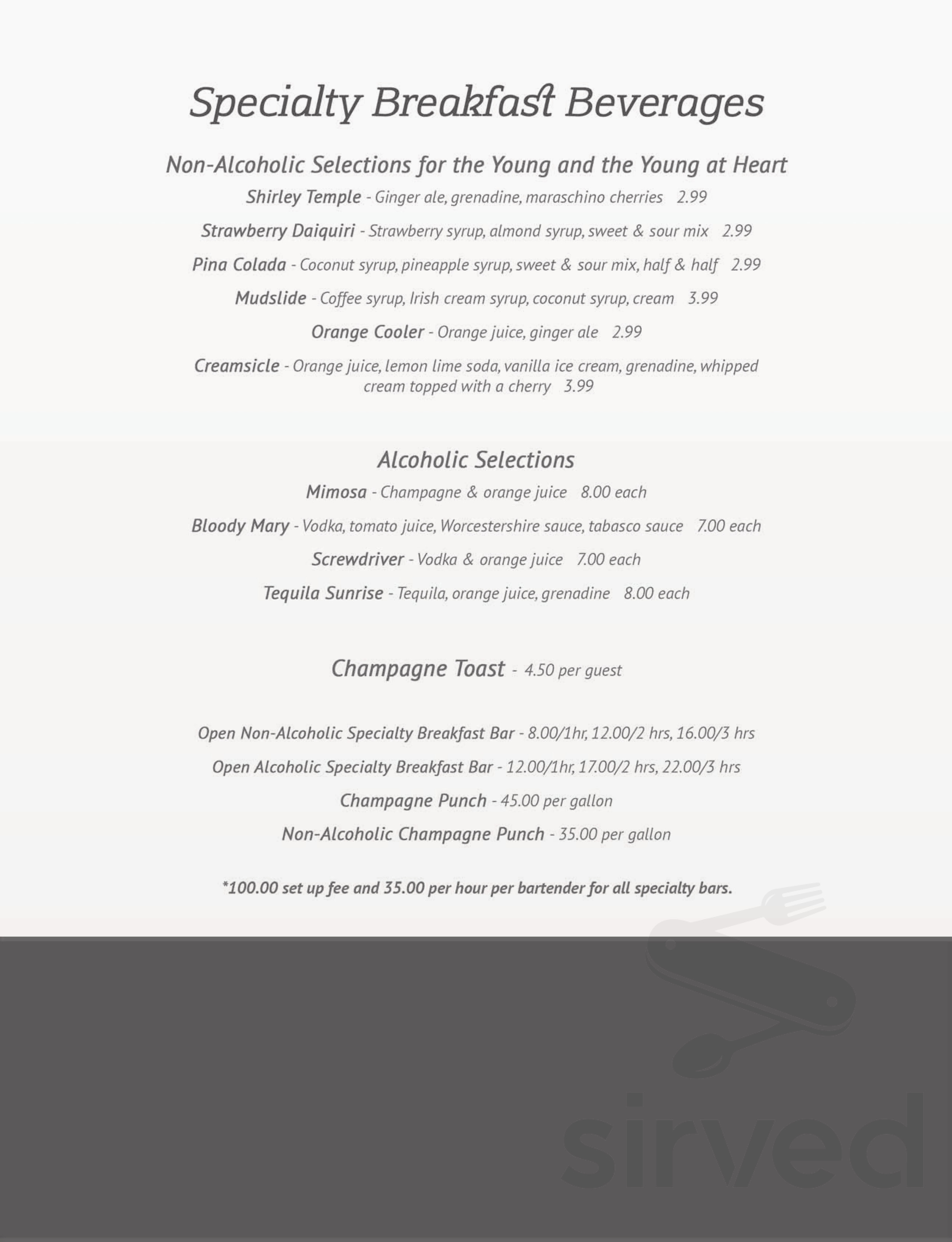 Menu for Maggio's Restaurant, Bar & Ballroom in Southampton, PA | Sirved