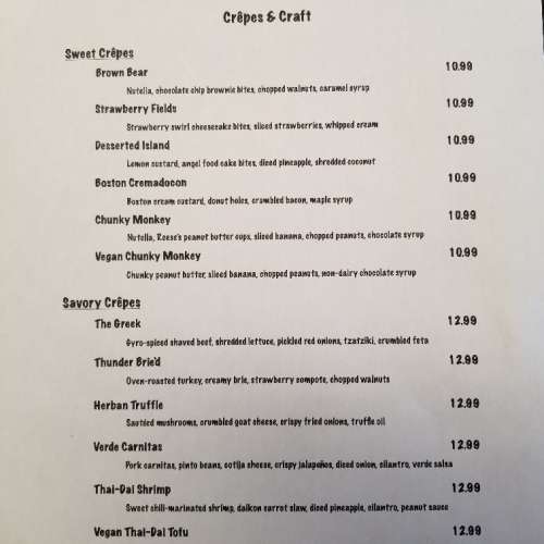 Jack Russell Farm Brewery menu in Camino, California, USA