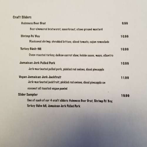 Jack Russell Farm Brewery menu in Camino, California, USA