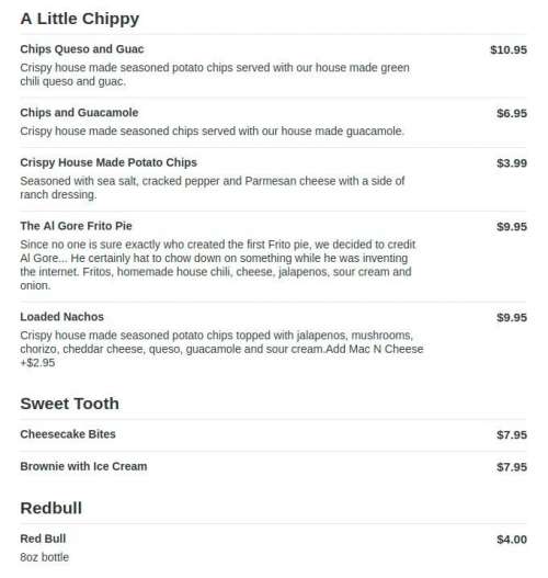 The Angry Elephant - Bryan menu in Bryan, Texas, USA