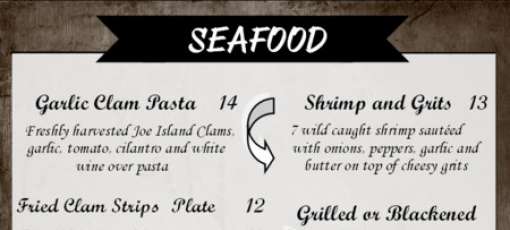 Menu for The Clam House Bar & Grill in Palmetto, FL | Sirved