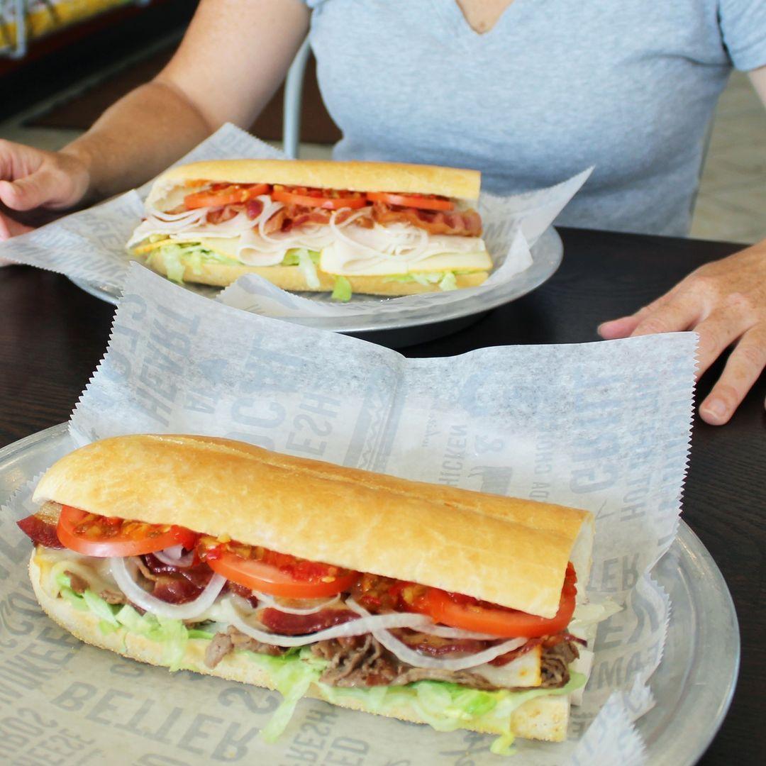 Cousins Subs menu in Green Bay, Wisconsin, USA
