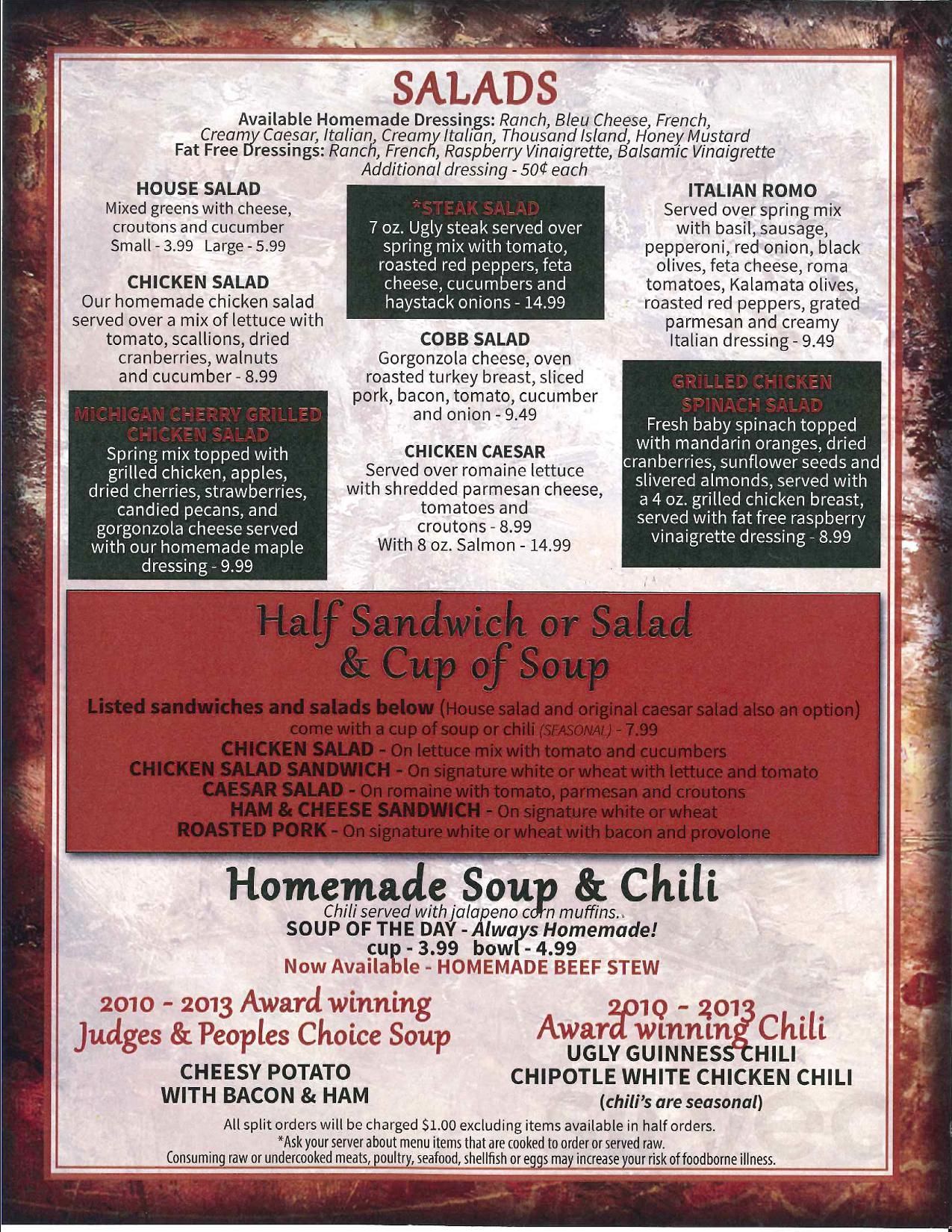 Lefty & Romos' Bar & Grill menus in Muskegon, Michigan, United States