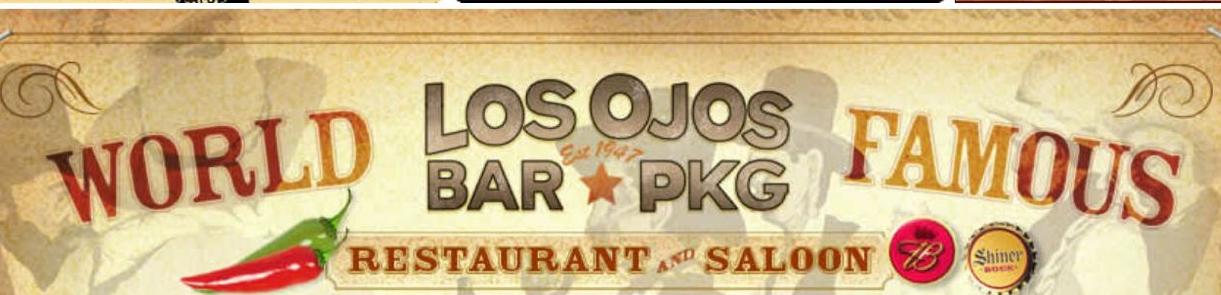 Menu for Los Ojos Restaurant & Saloon in Jemez Springs, NM | Sirved