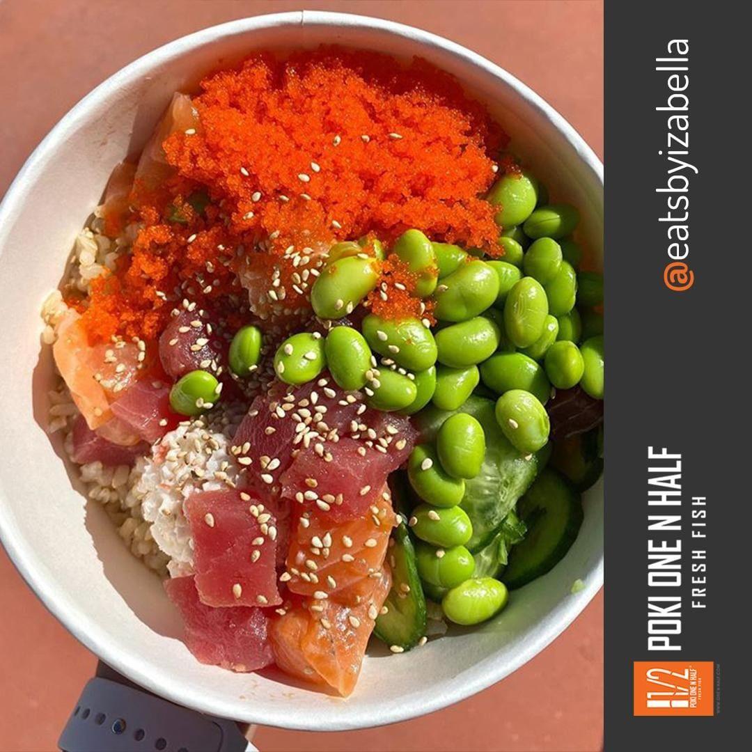 Poki One N Half menu in Chula Vista, California, USA