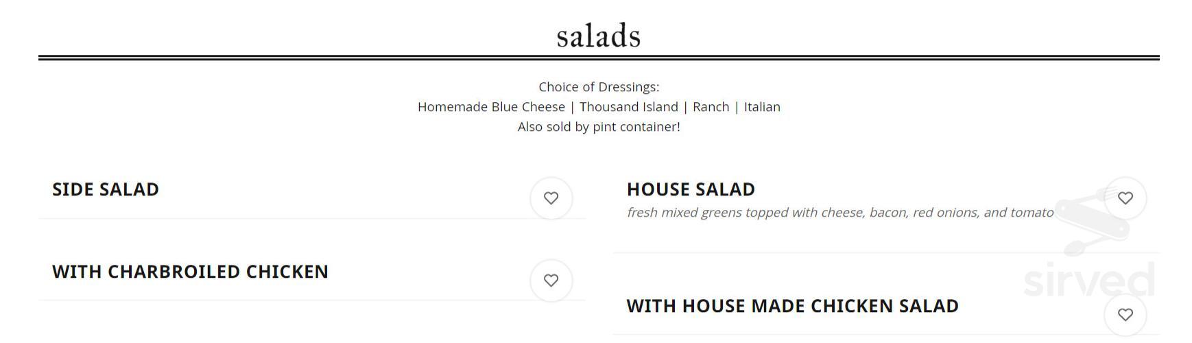 Litton's menu in Knoxville, Tennessee, USA
