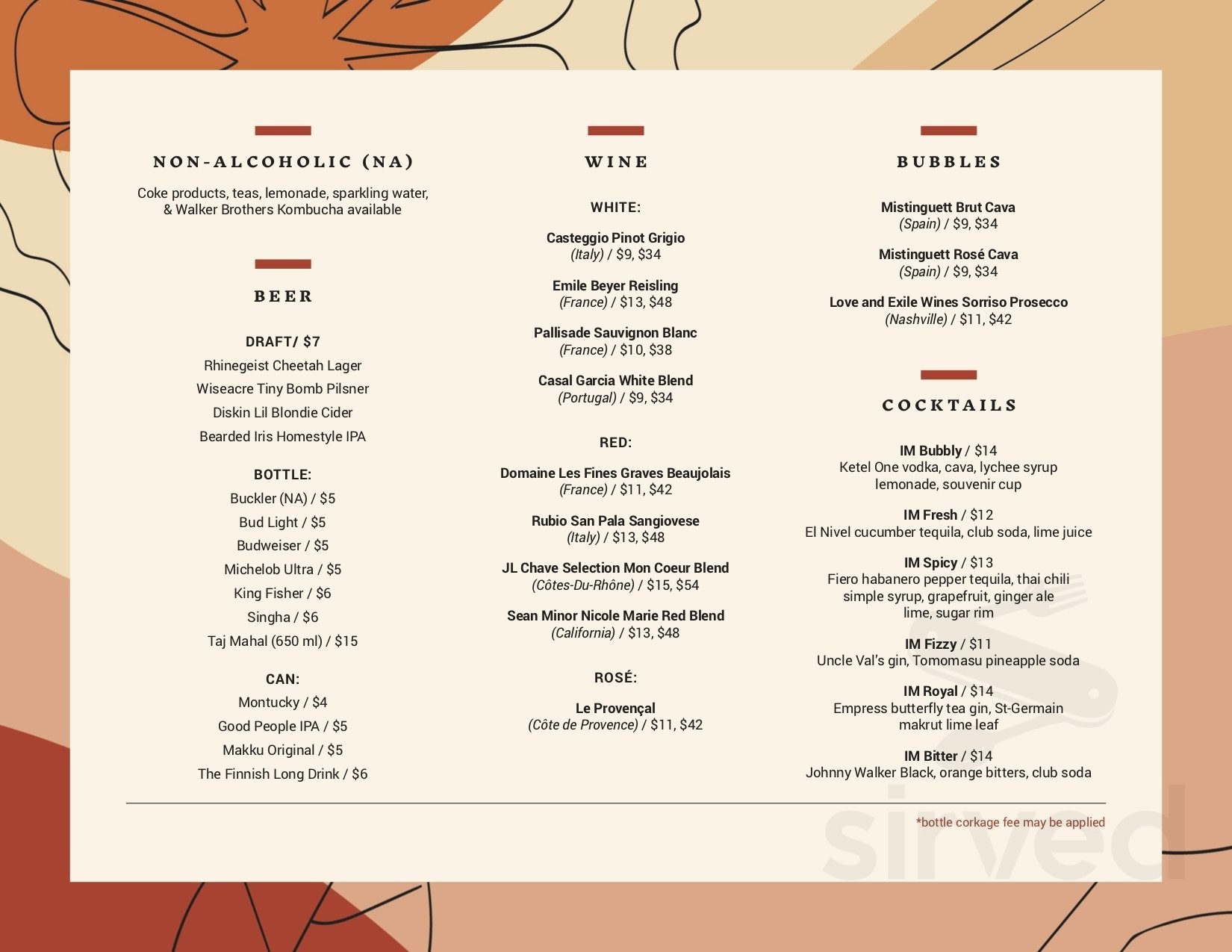 International Market menus in Nashville, Tennessee, United States