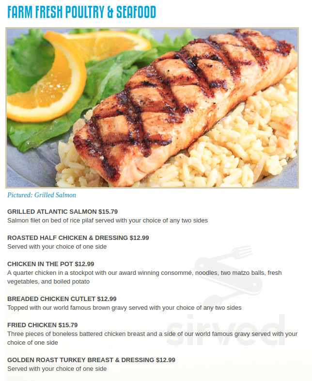 Katz's menu in Houston, Texas, USA