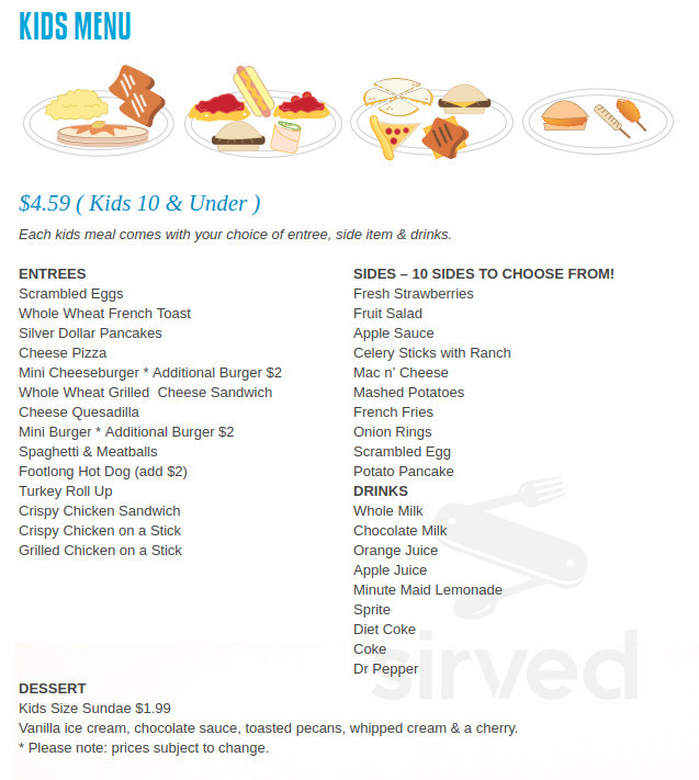 Katz's menu in Houston, Texas, USA