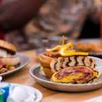 Katz's menu in Houston, Texas, USA