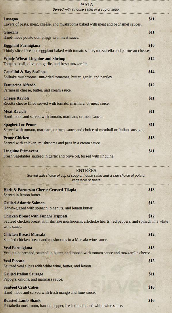 Giovanni's Restaurant menus in Munster, Indiana, United States