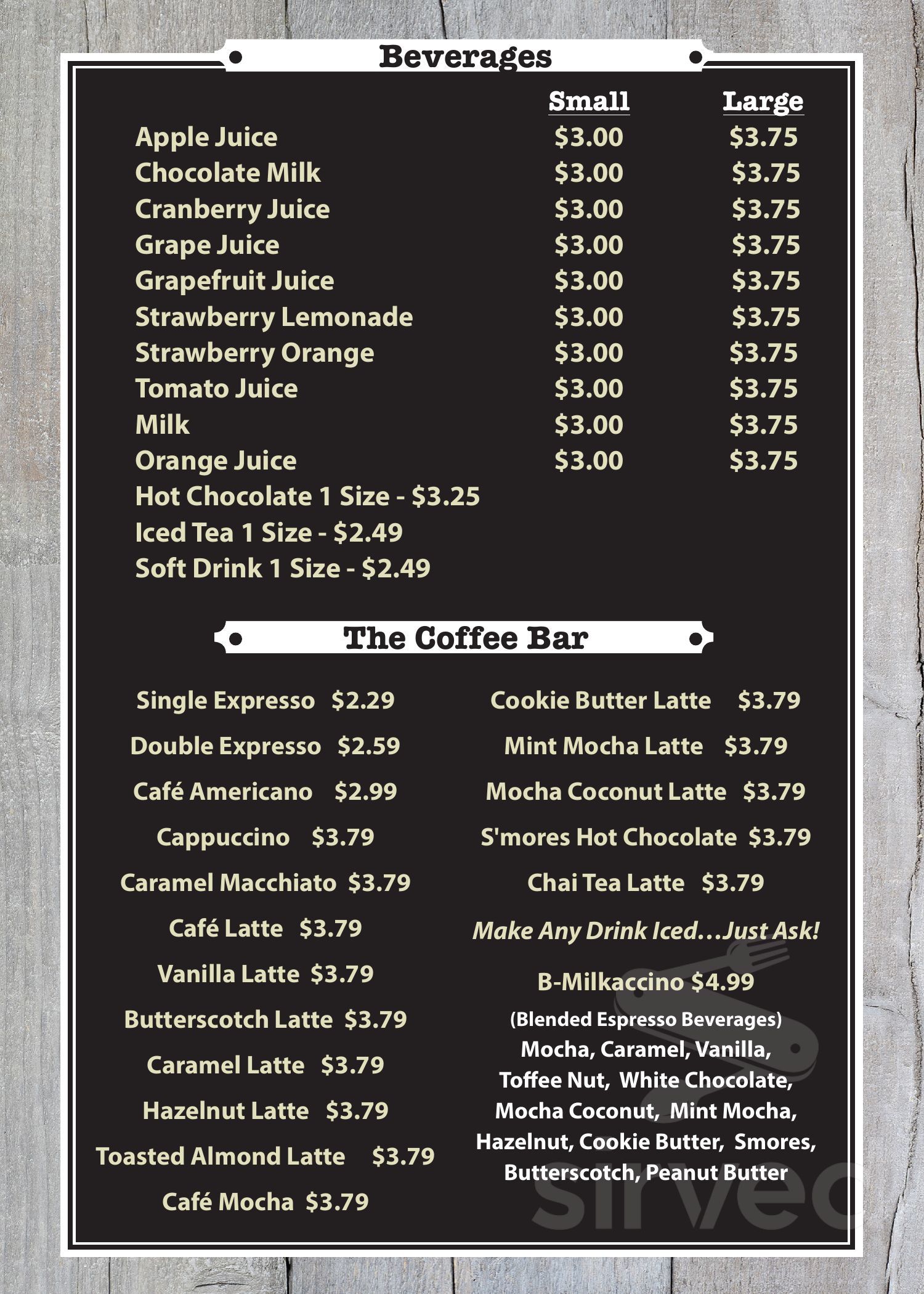 The Southern Cafe - Crest Hill, IL menu in Crest Hill, Illinois, USA