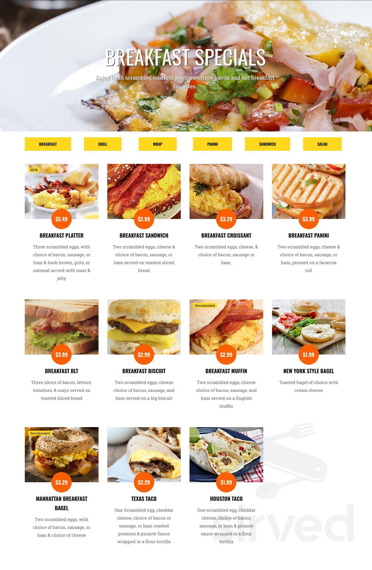 citiline deli menus in Houston, Texas, United States