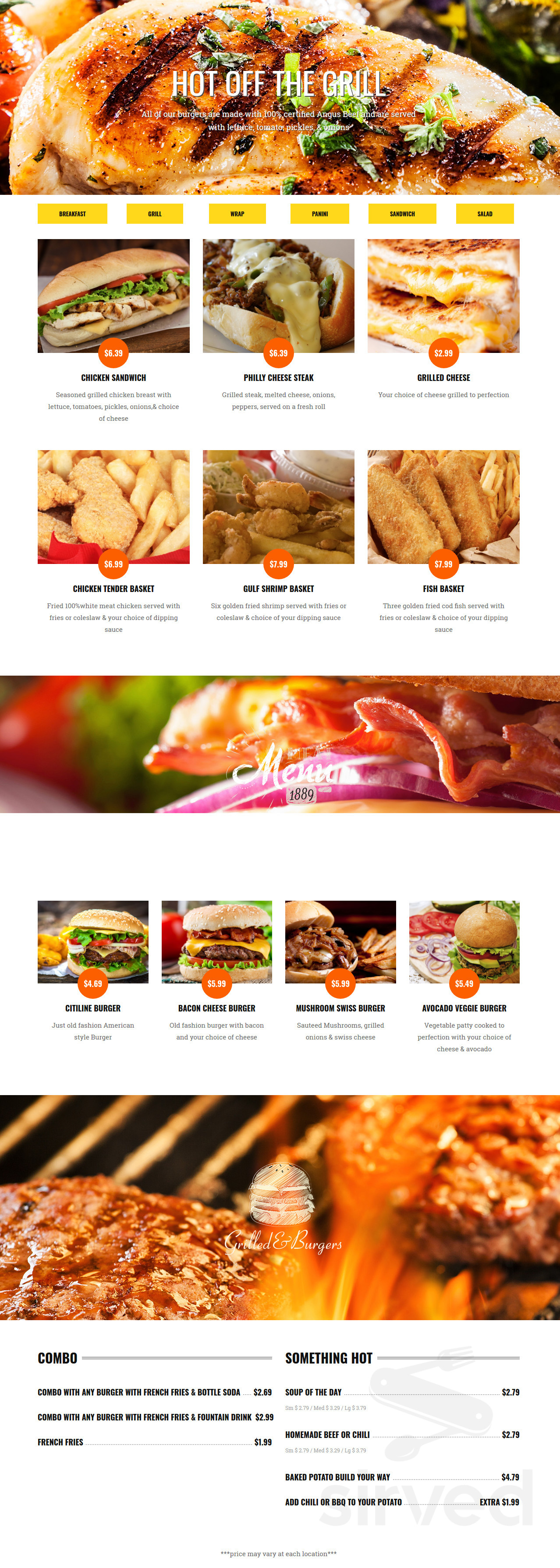 citiline deli menus in Houston, Texas, United States