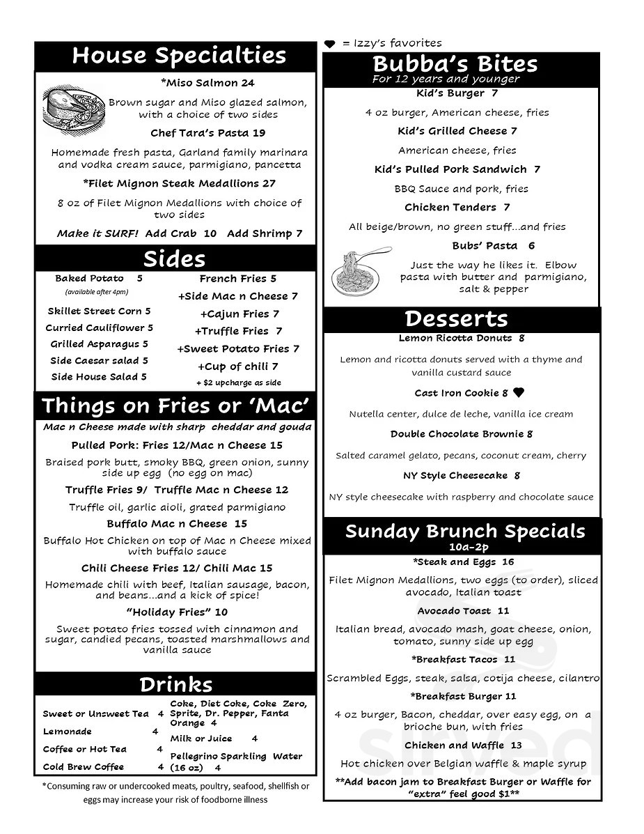 Izzy's menus in Franklin, Tennessee, United States