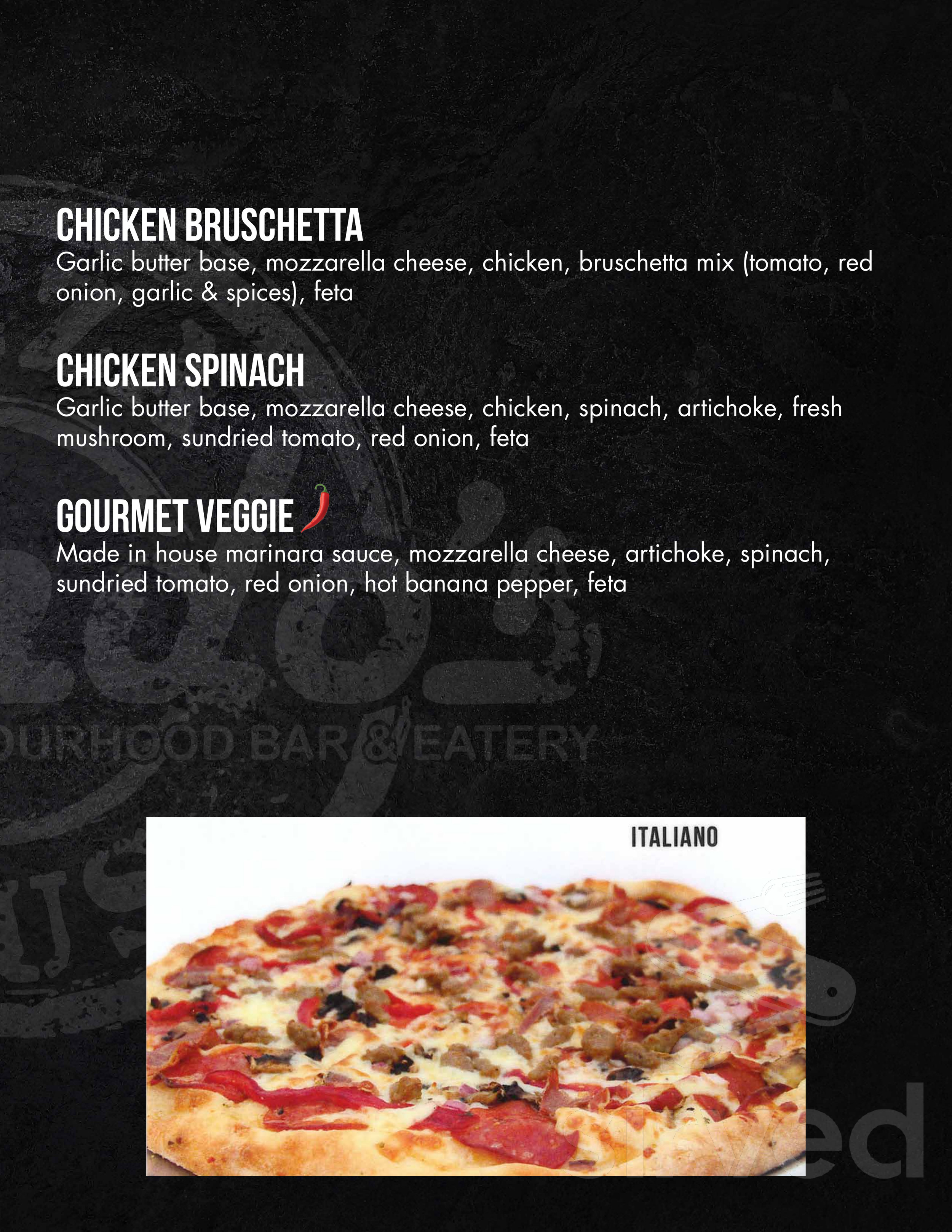Rondo's Pizza Plus Bright's Grove menus in Brights Grove, Ontario, Canada