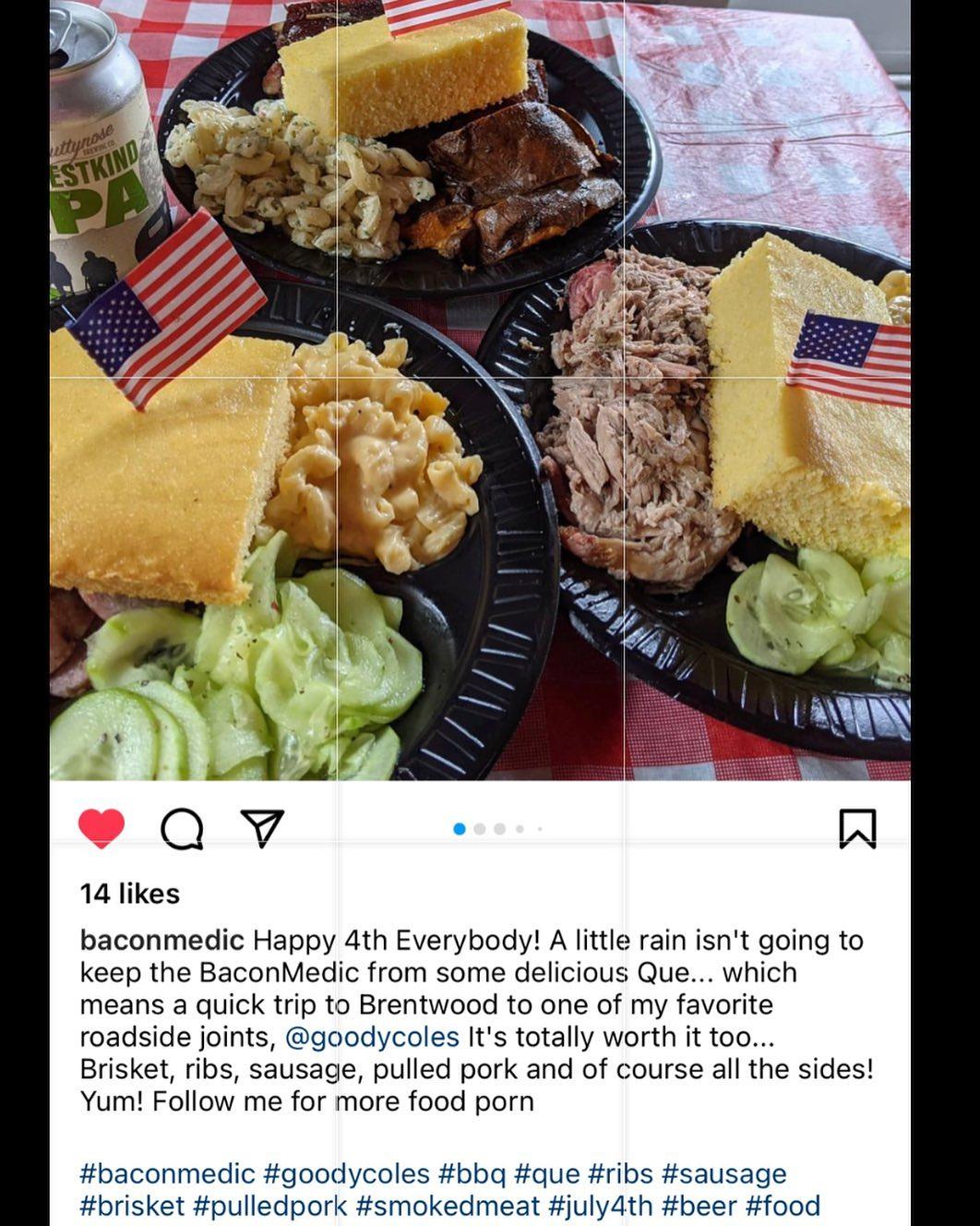 Goody Cole's Smokehouse menu in Brentwood, New Hampshire, USA