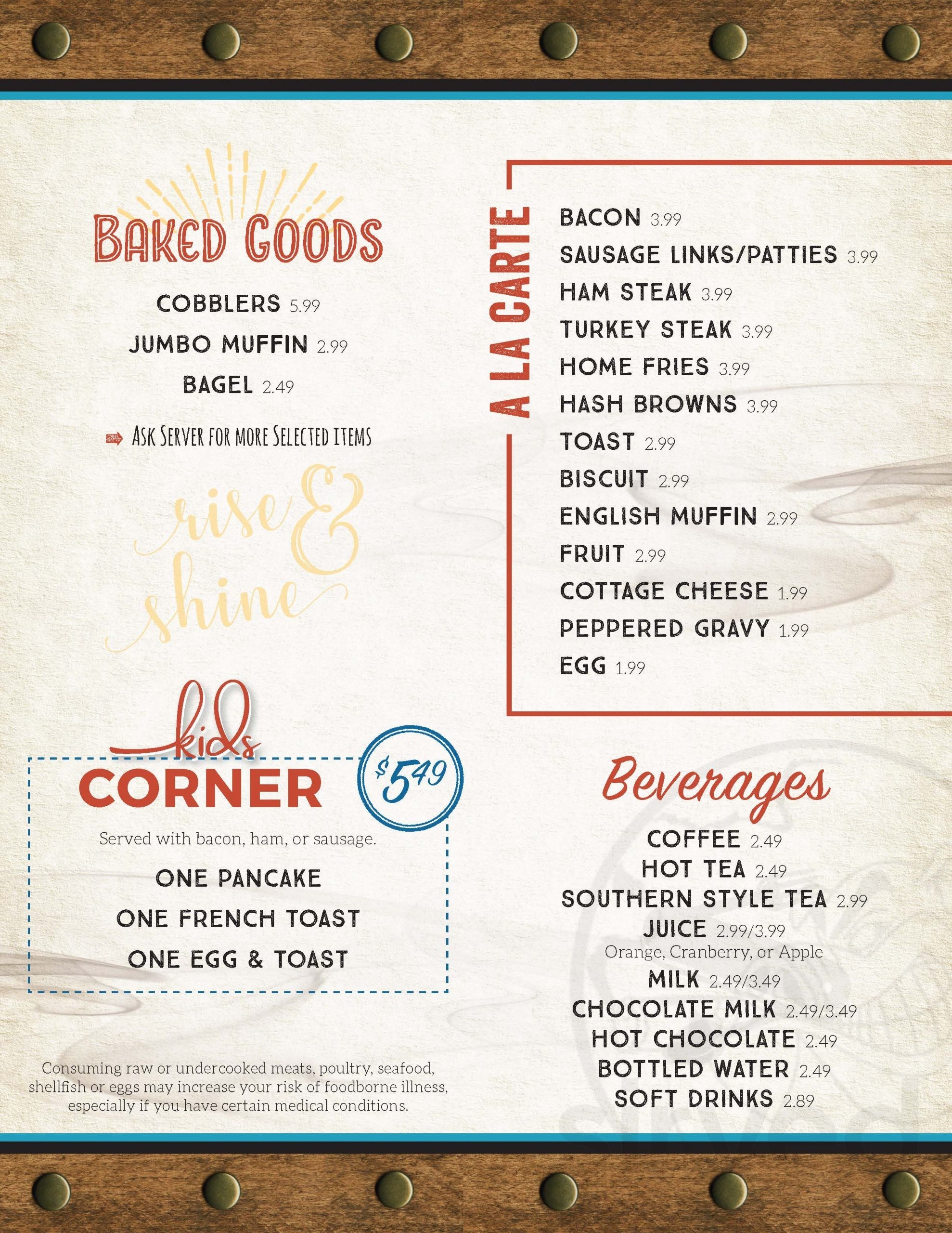 Sweet Smoke Southern Kitchen menu in Stuart, Florida, USA