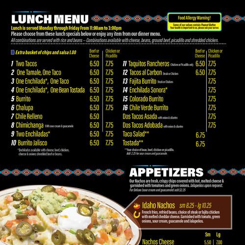 Garibaldi's Restaurant Elko menu in Elko, Nevada, USA