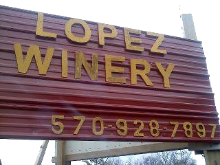 Menu for Lopez Winery & Vineyard in Lopez, PA | Sirved