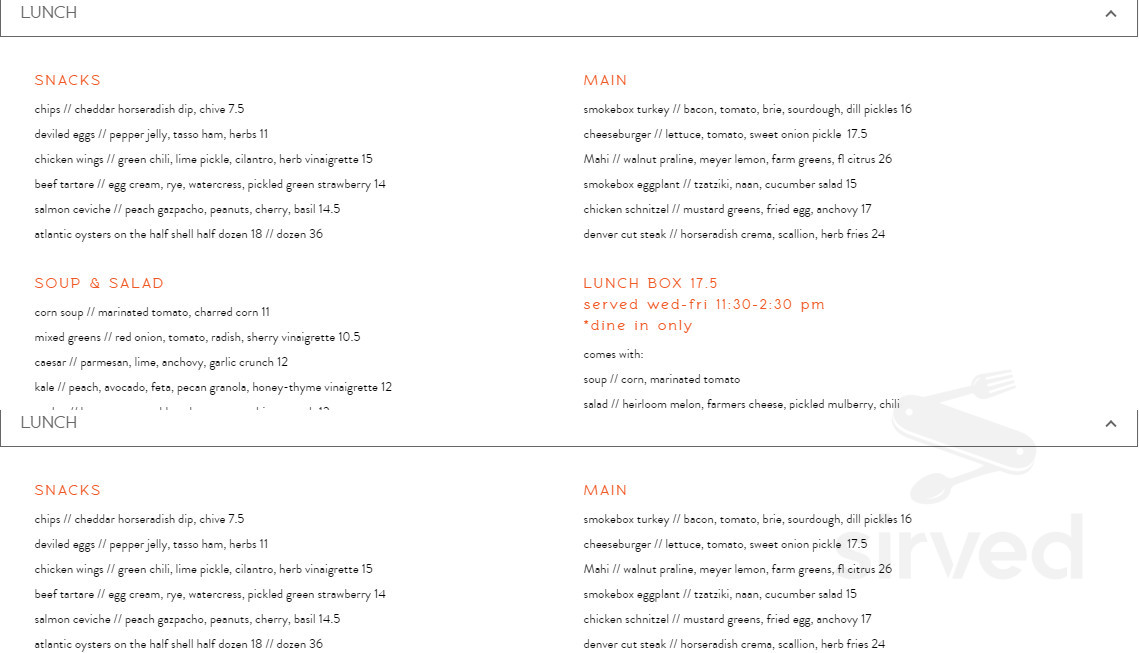 Menu - Maitland FL's Luke's Kitchen and Bar | Sirved