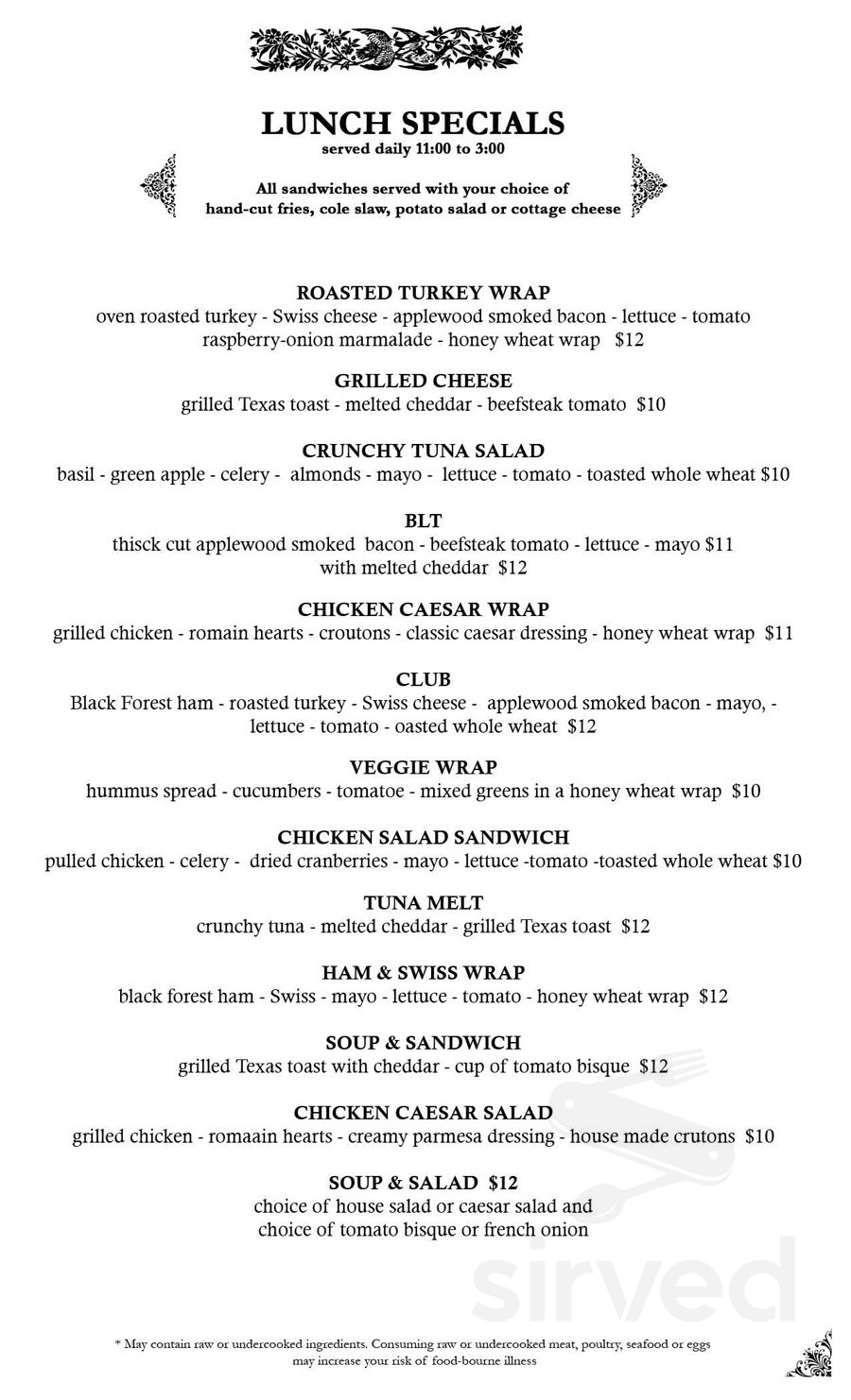 Angela's Kitchen menu in Surprise, Arizona, USA