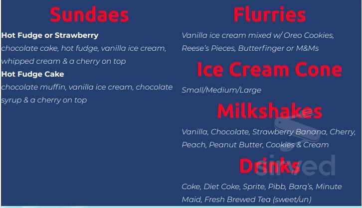 Hamburger Heaven menu in Homewood, Alabama, USA