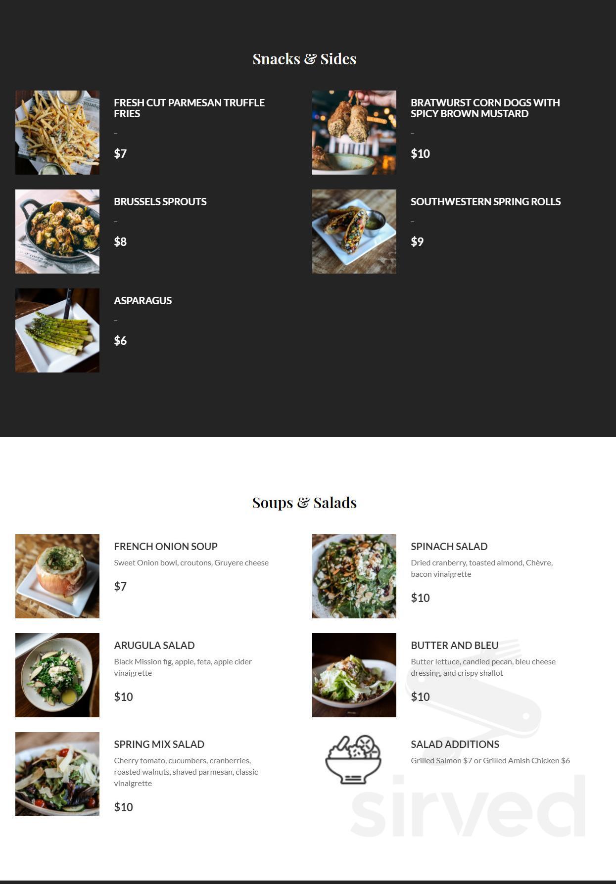 Menu - Columbus OH's Arch City Tavern | Sirved