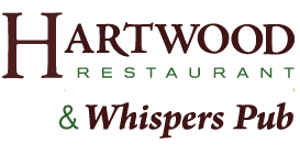 Menu for Hartwood Restaurant & Whispers Pub in Glenshaw, PA | Sirved