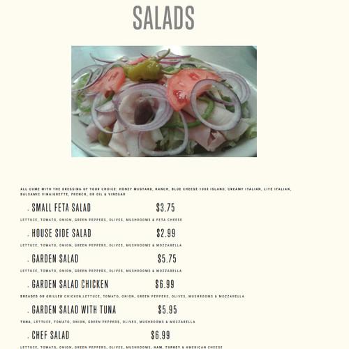 Atlas Pizza menu in Chesapeake, Virginia, USA