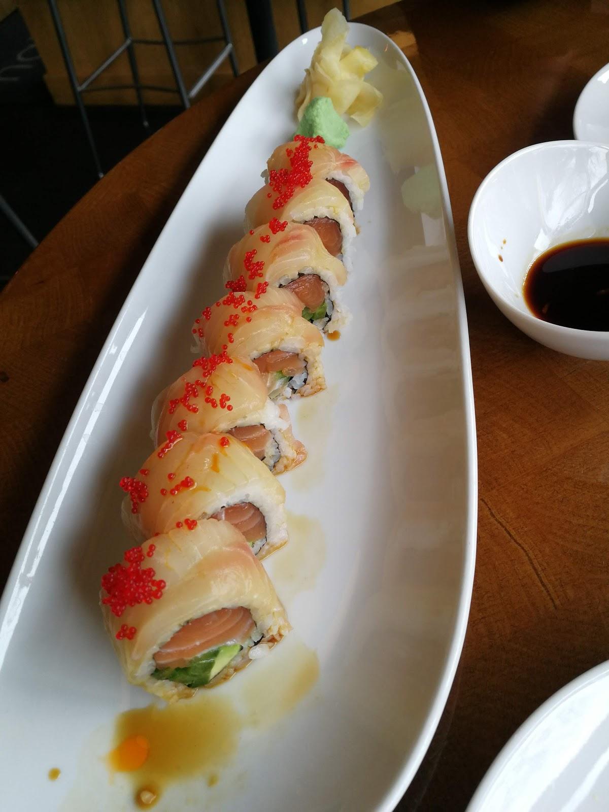Nabuki menu in Hinsdale, Illinois, USA