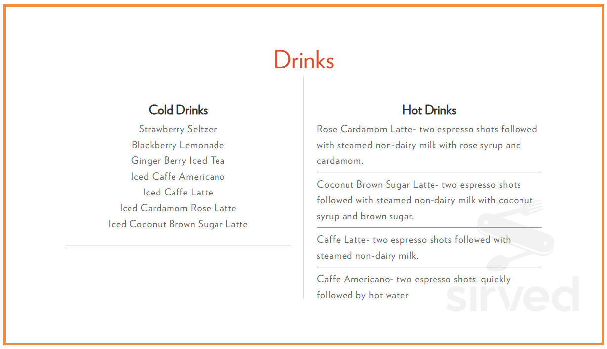 Menu - Carlisle PA's The Vegetable Hunter-Carlisle-Vegan Cafe ...