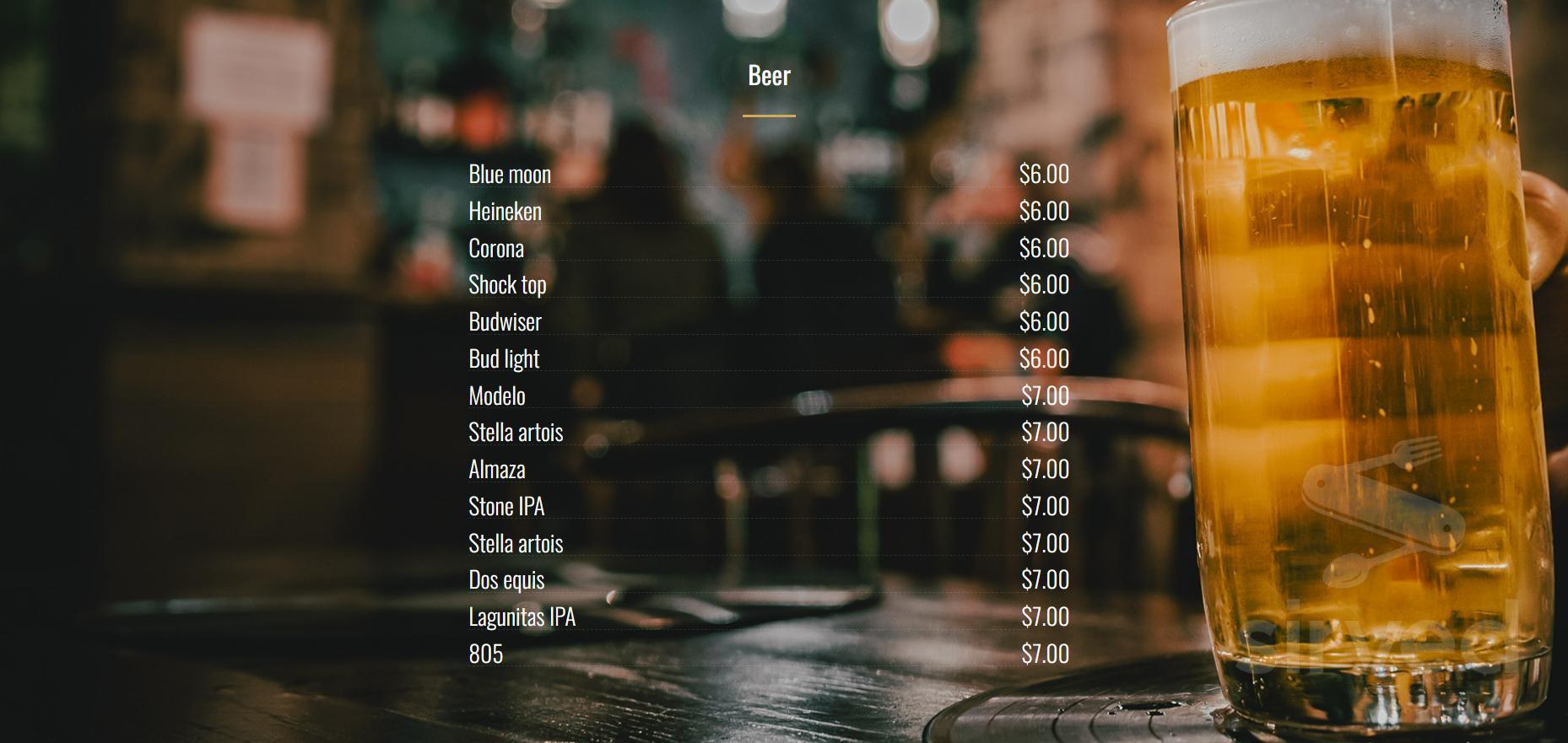 Golden Rose Restaurant & Banquet Hall menu in Buena Park, California, USA
