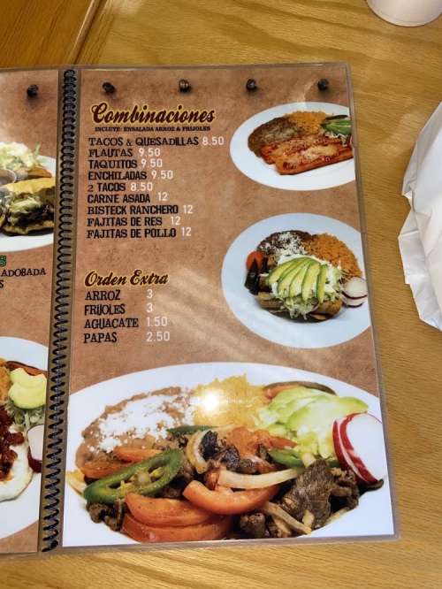 El Comalito menu in Inglewood, California, USA