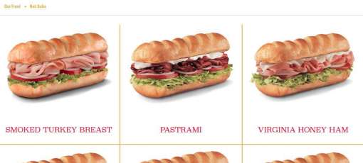 Menu for Firehouse Subs Newberry in Newberry, SC | Sirved