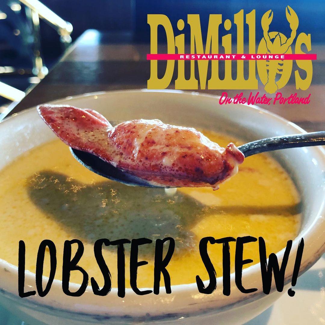 DiMillo's On The Water menu in Portland, Maine, USA