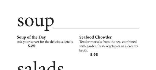 Menu for The Open Cork Restaurant & Lounge in Mississauga, ON | Sirved