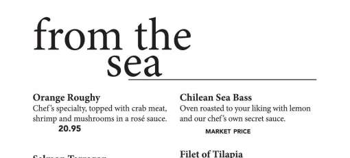 Menu for The Open Cork Restaurant & Lounge in Mississauga, ON | Sirved