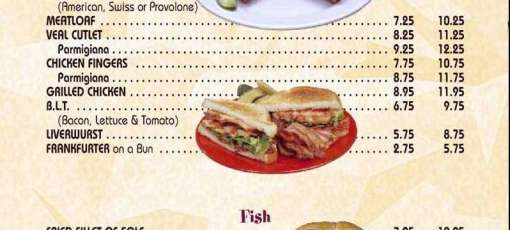 Menu for Alexis Diner in Newburgh, NY | Sirved