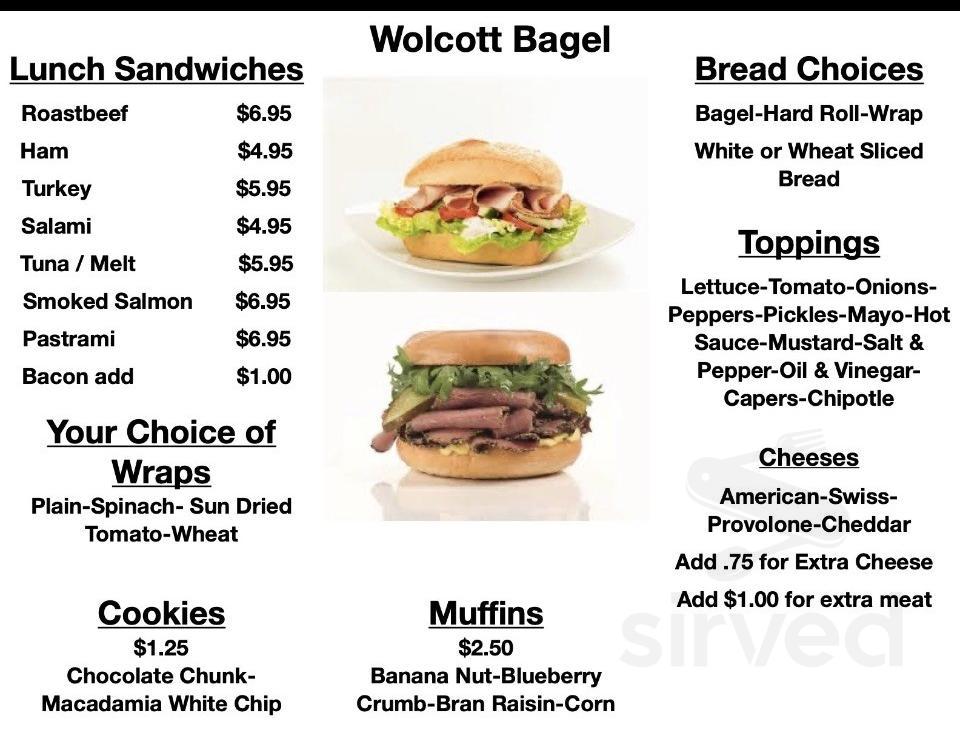 Wolcott Bagel LLC menu in Wolcott, Connecticut, USA