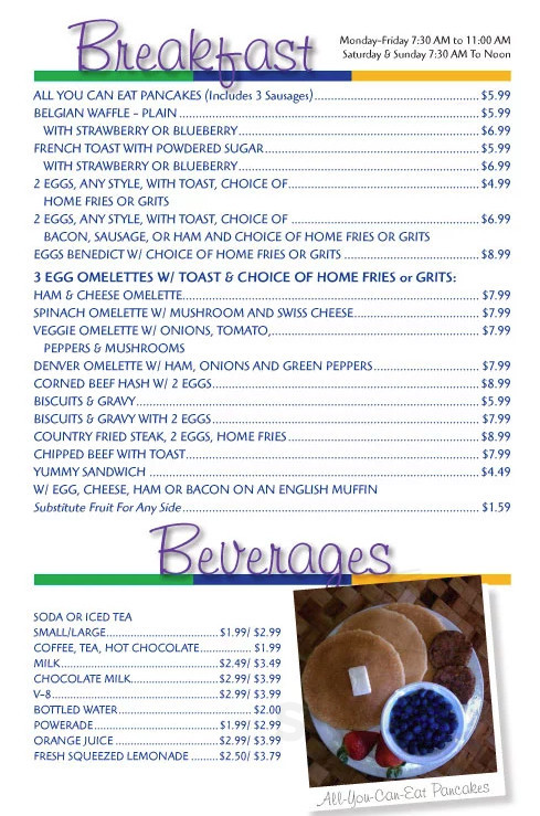 Menu - Holmes Beach FL's Anna Maria Island Beach Cafe | Sirved