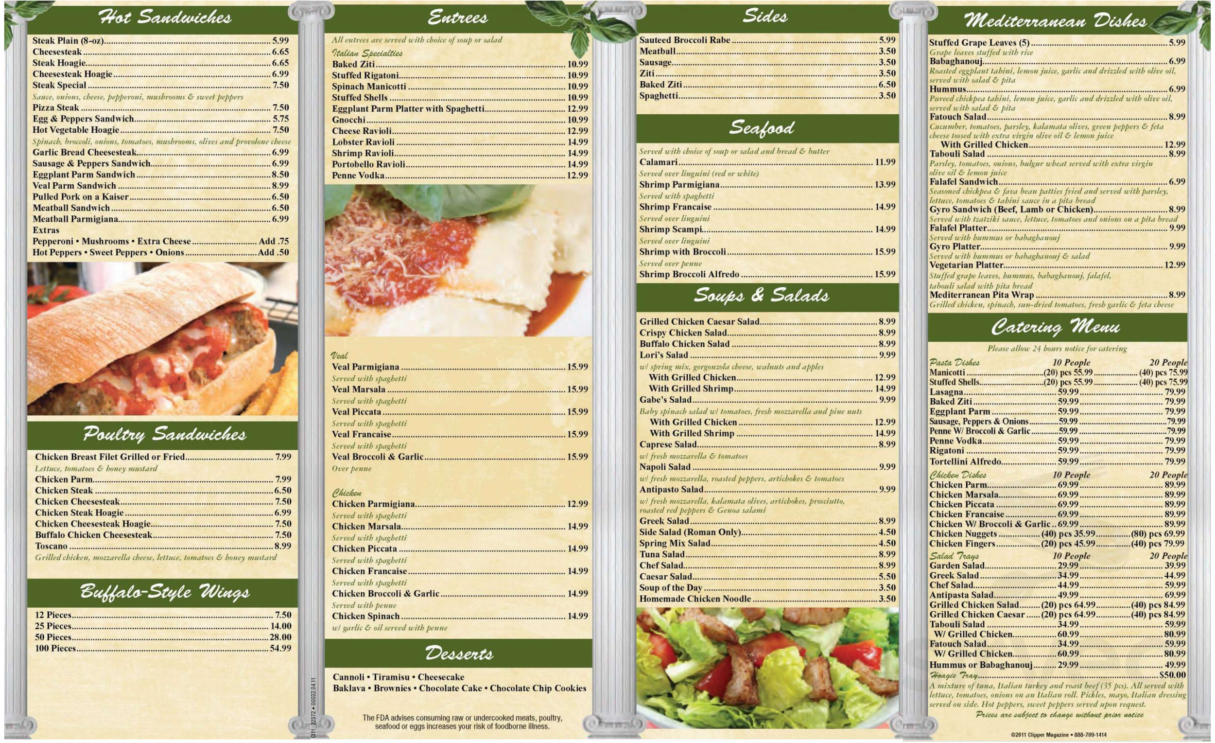 Newtown Pizza menu in Newtown, Pennsylvania, USA