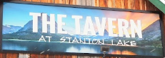 Menu for Tavern at Stanton Lake Trail in Essex, MT | Sirved