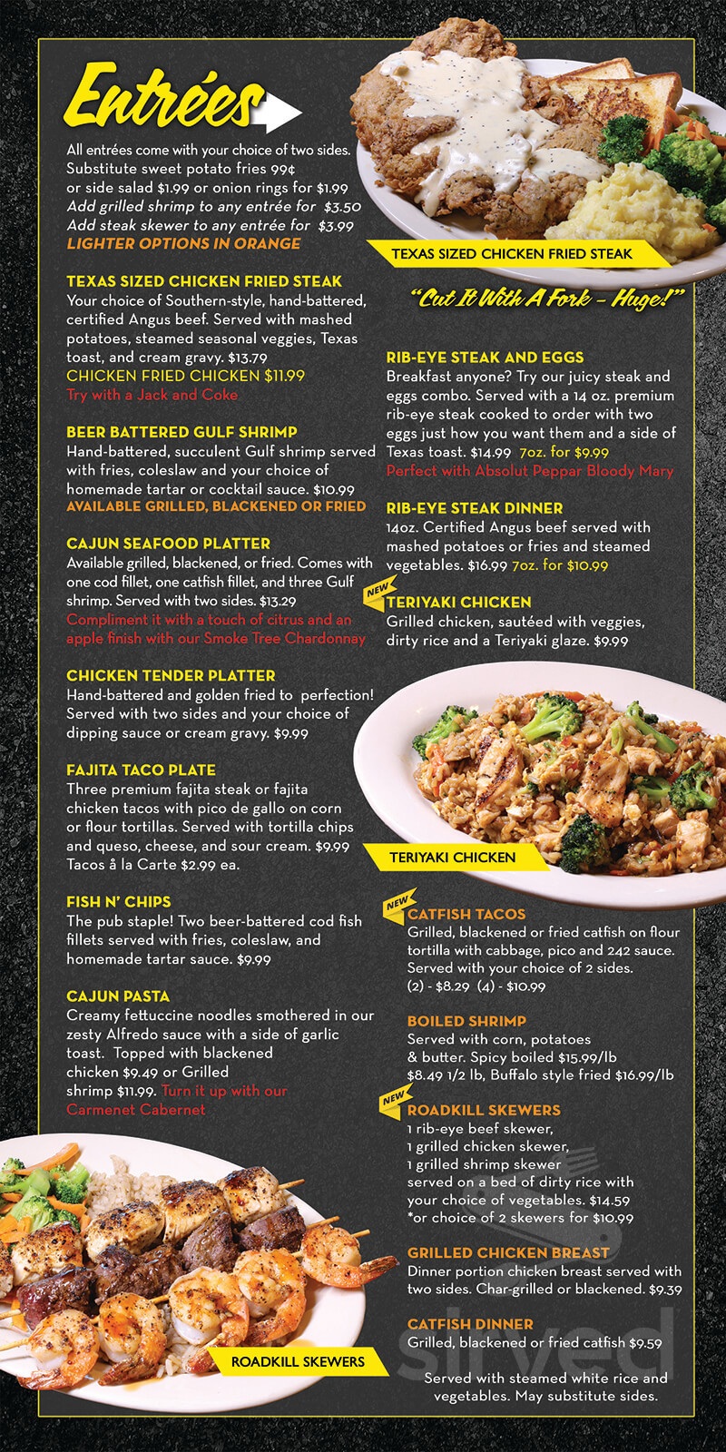 242 Pub & Grill menus in Willis, Texas, United States